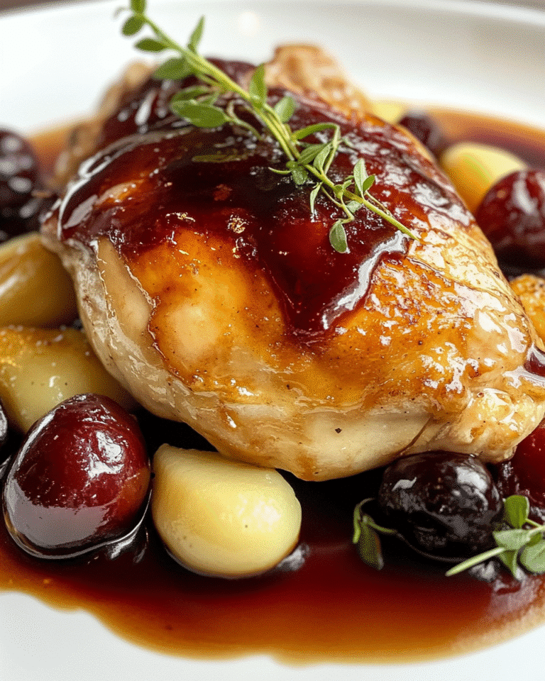 Cherry-Glazed Chicken: A Flavorful Family Tradition