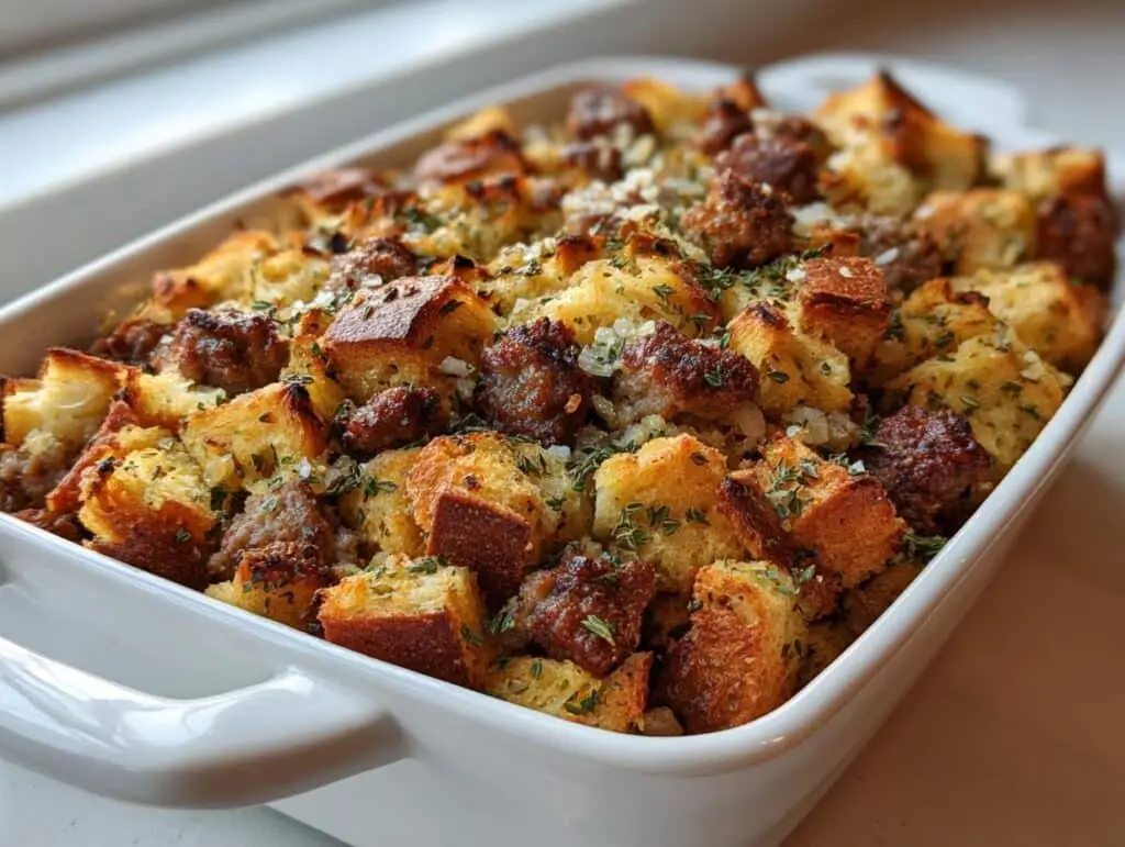 Irresistible Classic Sage and Sausage Stuffing - 3 Pro Secrets Inside ...