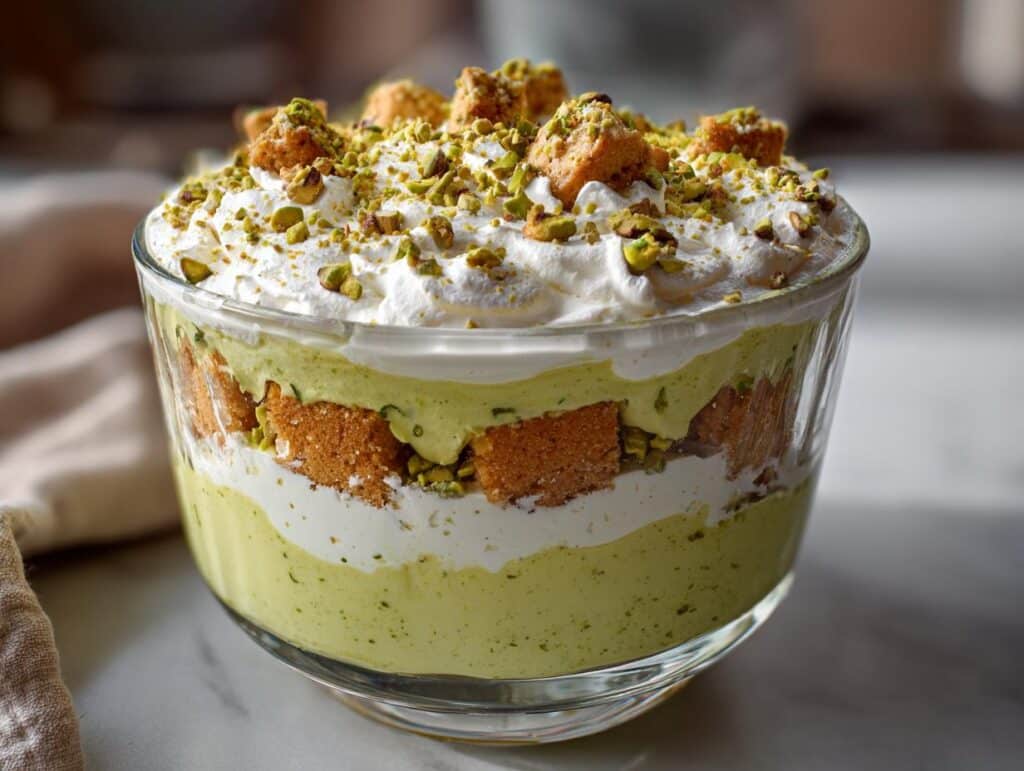 Secret Family Pistachio Pudding Dessert in 10 Minutes Flat - Hidden Recipes