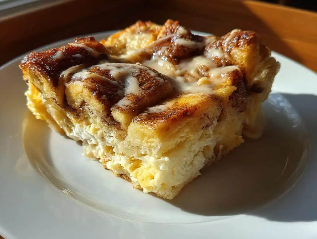 Irresistible Cinnamon Roll Bread Pudding to Die For - Hidden Recipes