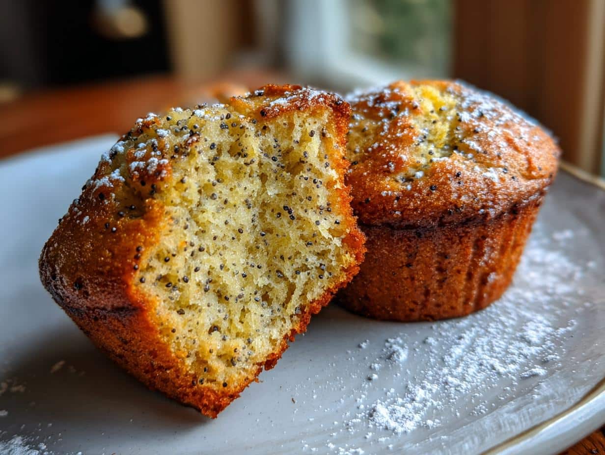 Irresistible Vegan Lemon Poppy Seed Muffins in 30 Minutes - Hidden Recipes