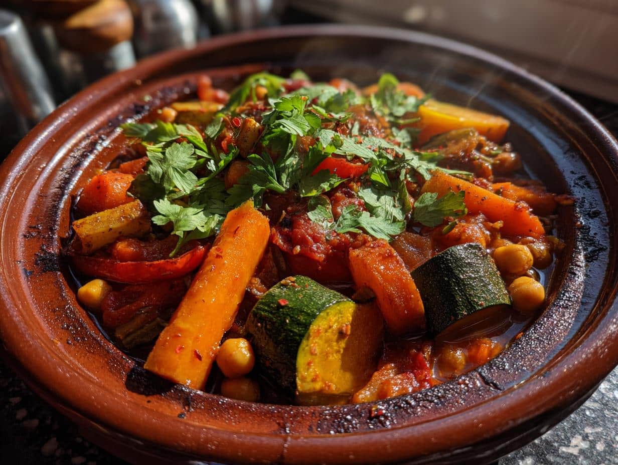 Magical Moroccan Vegetable Tagine Recipe in Just 5 Steps - Hidden Recipes