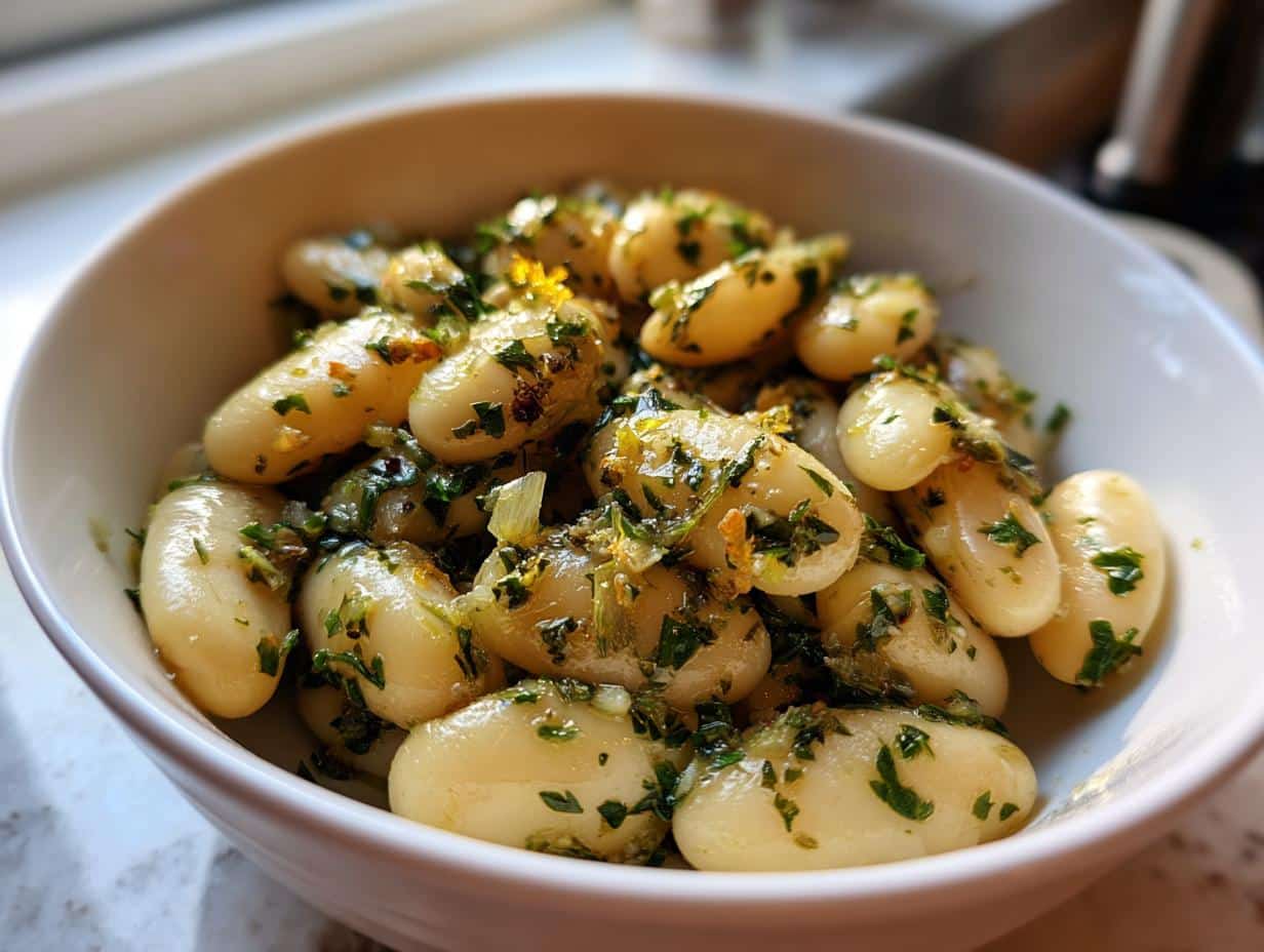 15-Minute Butter Beans with Garlic Lemon Herbs You'll Crave - Hidden ...
