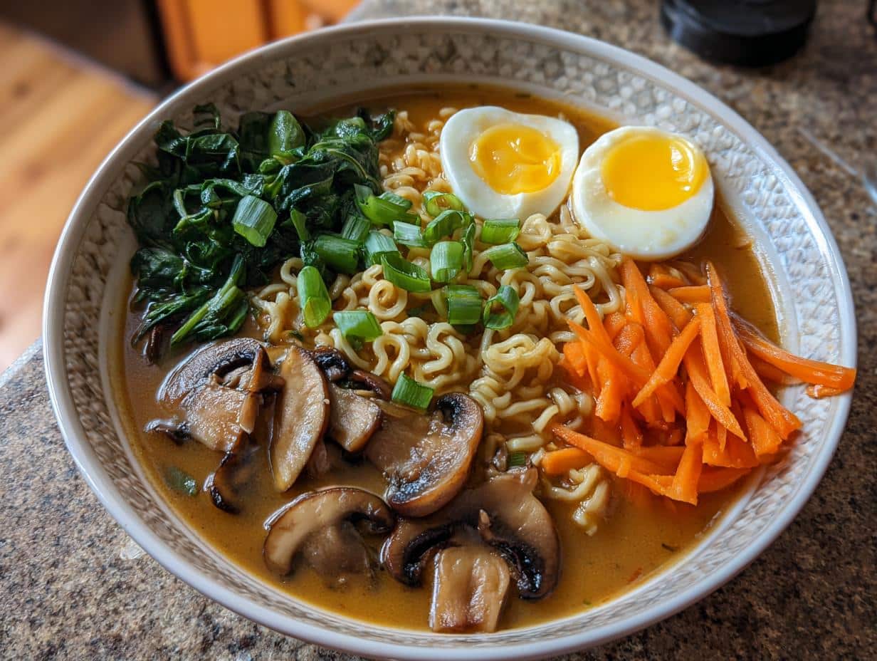 25-Minute Fast Vegetarian Ramen That Tastes Like Heaven - Hidden Recipes