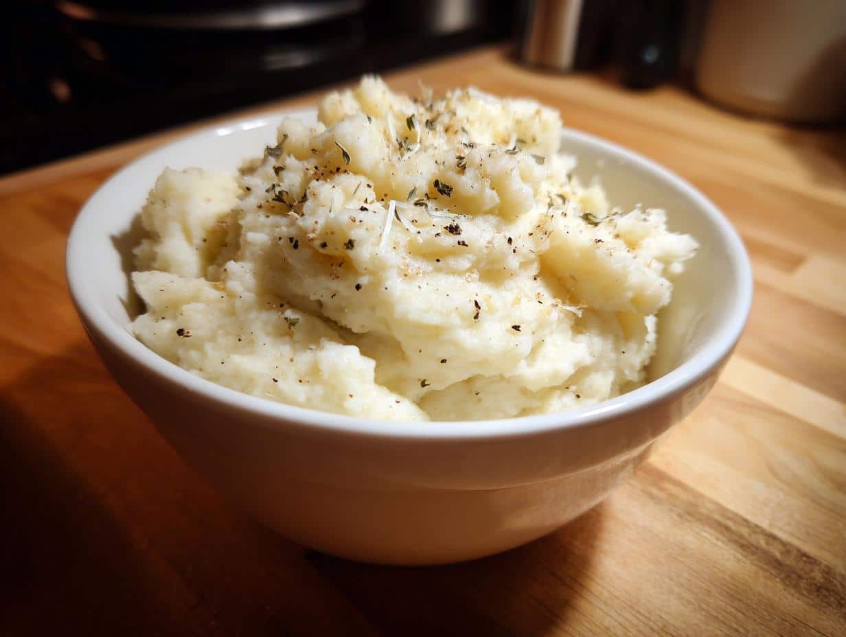 Creamy 4-Hour Low Carb Crockpot Cauliflower Mash to Die For - Hidden ...