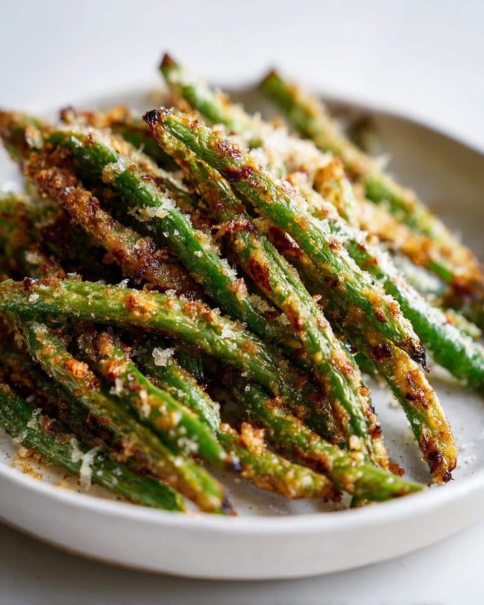 Crispy Viral Baked Green Beans Recipe - 7 Simple Ingredients - Hidden ...