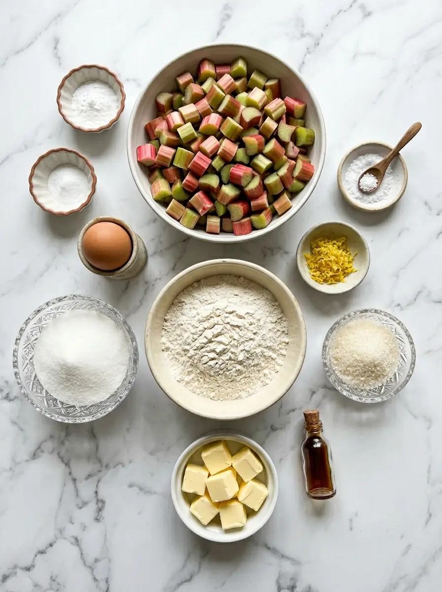 Crispy-Edged Rhubarb Sugar Cookies - Hidden Recipes