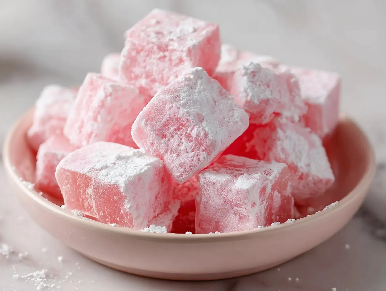 Rhubarb Turkish Delight - Hidden Recipes